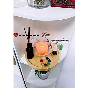 7 PCS Chakra Heart Crystals Pocket Natural Stones Polished Amethyst Palm Assorted Healing Crystal Love Shaped Gemstones 0.8" Set Reiki Energy Balancing Meditation Mother's Day Gift