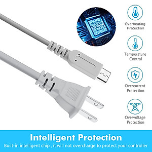 Charger for Wii U Gamepad, AC Adapter Power Cord Charging Cable Replacement for Nintendo Wii U Gamepad