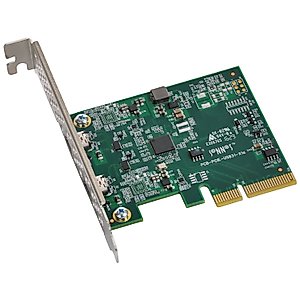 Sonnet Allegro USB 3.1, Two-Port USB-C 10Gb PCIe Card (USB3C-2PM-E)