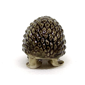 SSJSHOP Hedgehog Dollhouse Miniature Figurines Hand Painted Ceramic Animals Collectible Gift Home Garden Decor,