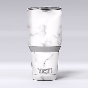 Design Skinz Slate Marble Surface V52 - Skin Decal Vinyl Wrap Kit Compatible with The Yeti Rambler Cooler Tumbler Cups