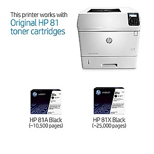 HP Monochrome Laserjet Enterprise M606dn Printer w/HP FutureSmart Firmware, (E6B72A) (Certified Refurbished)