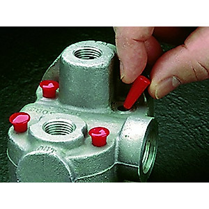 Caplugs 99390049 Plastic Tapered Plug. Max Hole Dimension TP-10, Vinyl, Medium Hole Dimensions .31" Mini Hole Dimensions .16" Length .750", Orange (Pack of 50)