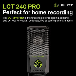 LCT-240-PRO Compact Condenser Microphone, Black