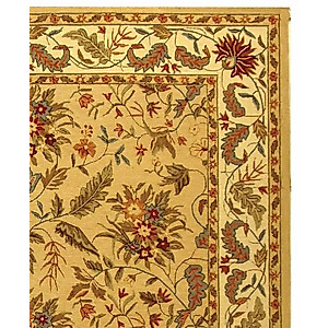 SAFAVIEH Chelsea Collection 7'9" x 9'9" Ivory HK141A Hand-Hooked French Country Wool Area Rug