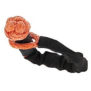 ABN Synthetic Soft Shackles for Tow Straps - 2pk 43,000lb Capacity Towing Strap 22in Recovery Ropes Ties for Off Road
