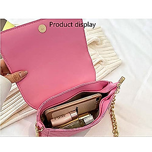 Ladies Shoulder Bag-Black Shoulder Bag Messenger Bag Lingge Chain Bag Small Square Bag Envelope Womens Bag-Suitable for Shopping Banquets, Etc.