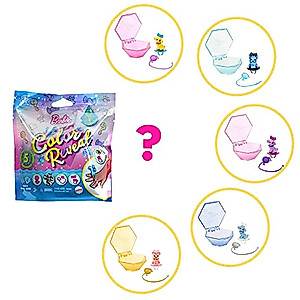 Mattel - Barbie Color Reveal Pets Glitter Series, One Surprise Color Reveal with Each Transaction