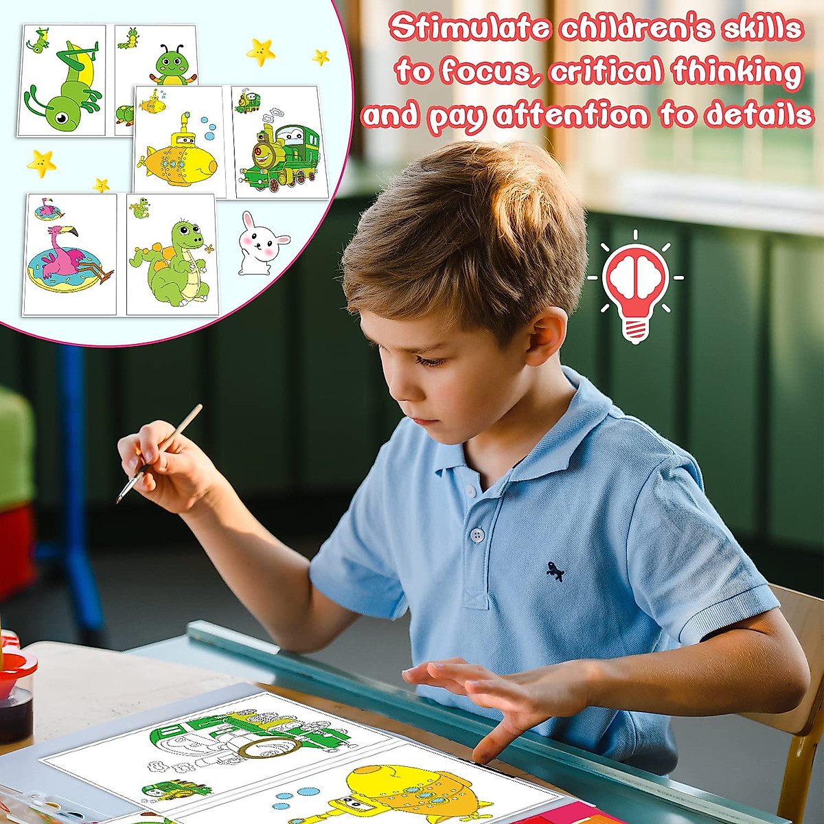 Kalysky 15Pack Bulk Coloring Books (5.9 * 8.5 inch) for Kids Ages 2-4 4-8, Kids Party Favors Carnival Prizes Goodie Bag Stuffer,Classroom Activity Supplies,Activity Books for Kids