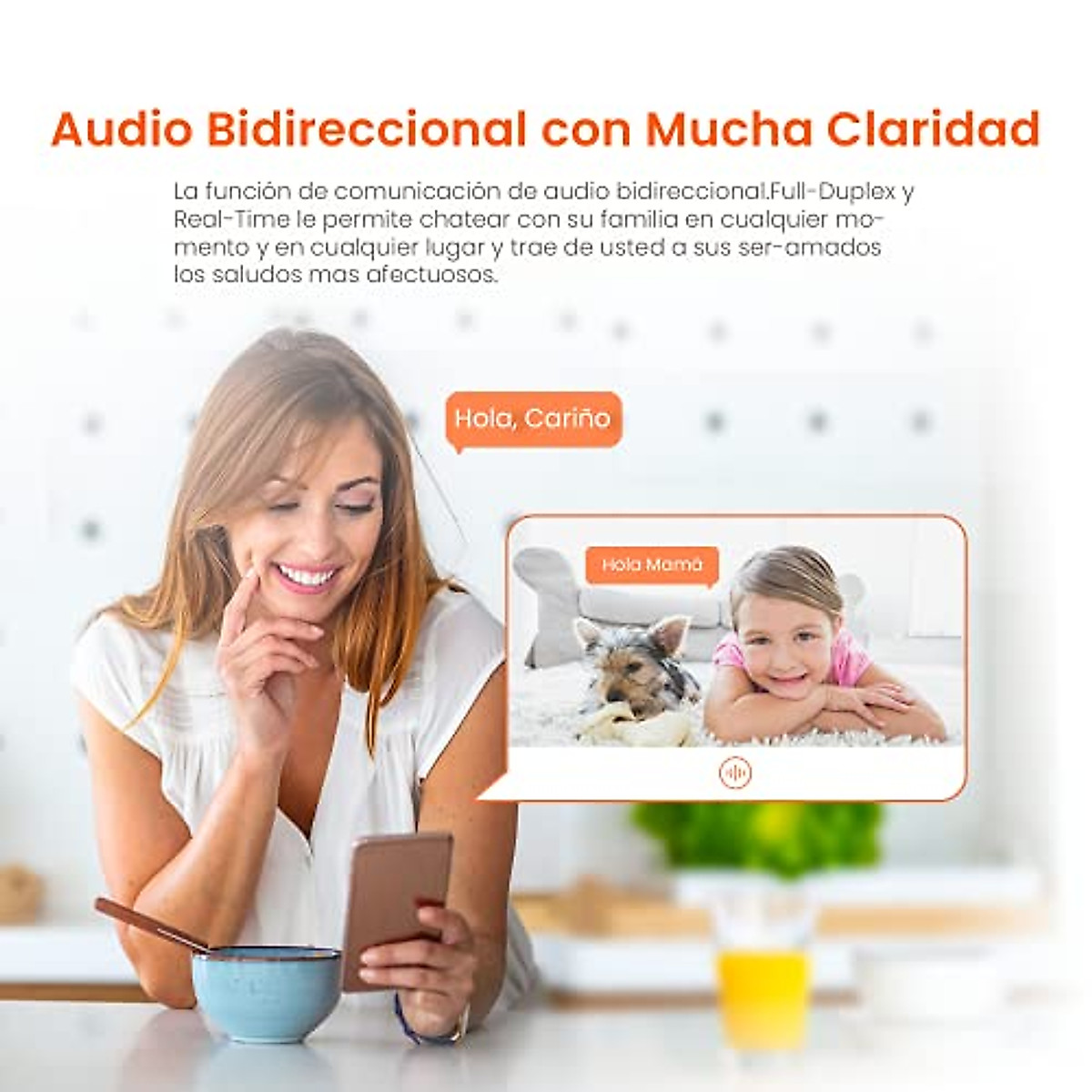 Tenda Gold Baby Monitor, 1080p HD Smart Home Pan/Tilt Camera with Night Vision, Motion Detection for Baby Monitor, Two-Way Audio, with Smartphone App, Designed for Moms and Babies (CP3)