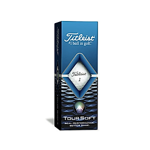 Titleist Tour Soft Golf Balls, White, (One Dozen)