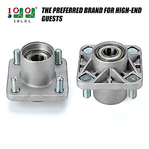 9.99WORLD MALL Golf Cart Front Wheel Hub Assembly with Bearings for Club Car DS & Precedent 2003-up Gas & Electric, OEM# 102357701