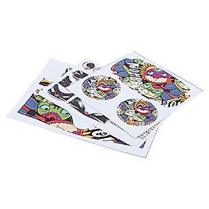 Mxzzand Scratchesproof, VR Headset Stickers, Comfortable, High Performance, VR Controller Headset Stickers,for Oculus Quest 2 Vr Gaming Glasses(Monster League)