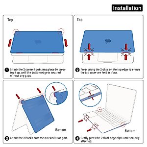 IBENZER Compatible with 2024 2023 2022 MacBook Air 13 inch Case M3 A3113 M2 A2681, HardShell Case & KeyboardCover & ScreenFilm & Type-C Adapter for Mac Air 13.6, Nude, AT13-KK-NU+2TC