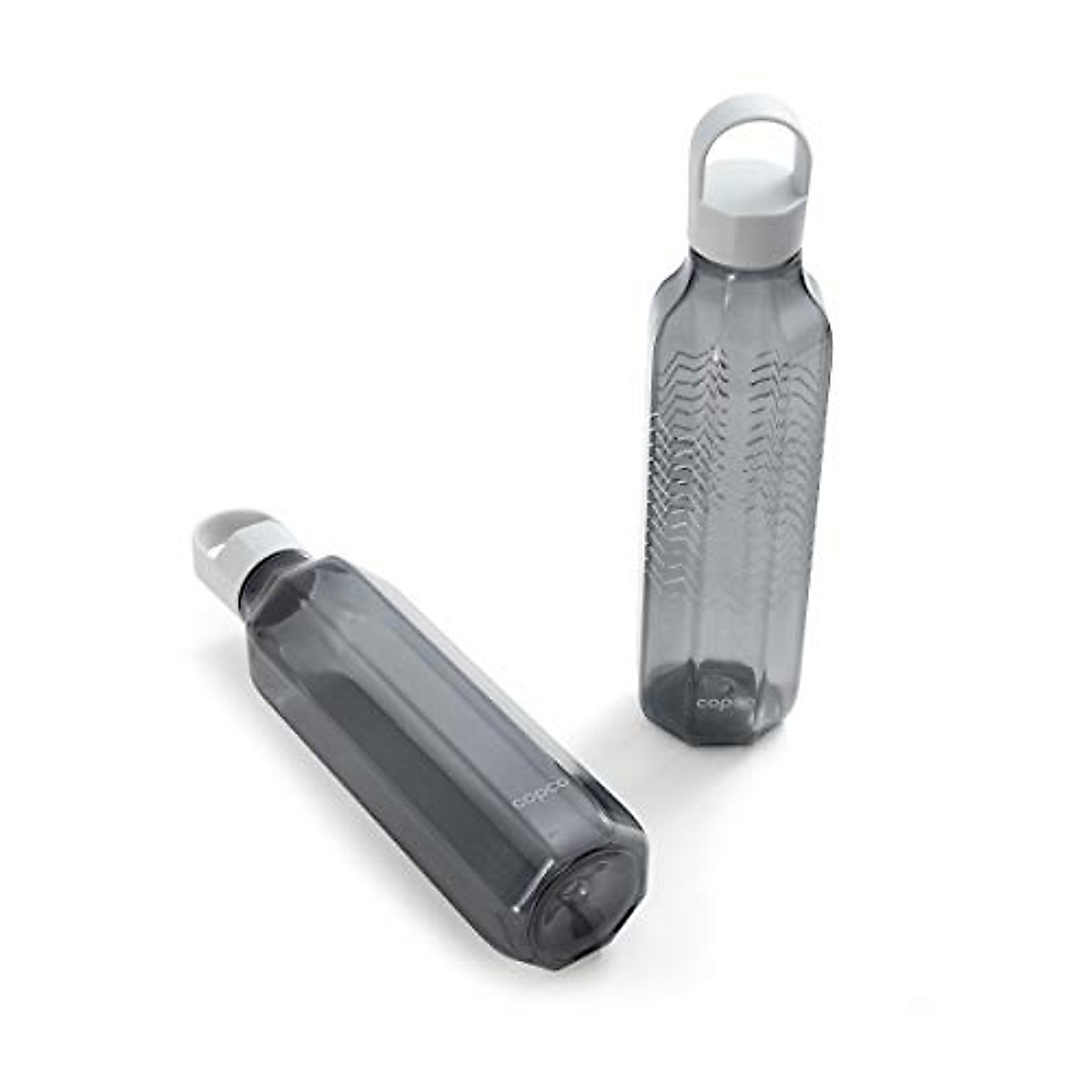Copco Octagon Travel Water Bottle, 2-piece, Gray
