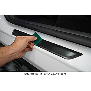 Crystal Shield DIY Door Sill Plate Protector Film Kit for Tesla Model 3 and Model Y 2017-2023 Matte 8 mil Self Healing Paint Protection Film