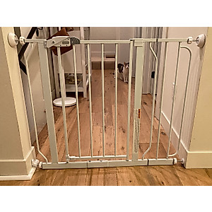 Baby Gate Guru M8 (8mm) Quarter Round Spindle Rod Adapter 2 Pack for Pressure Mounted Baby and Pet Safety Gates (8mm, White)