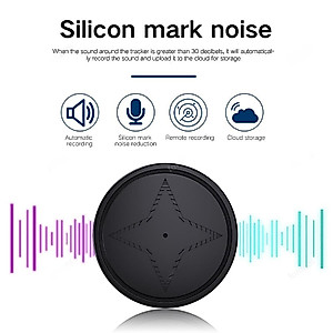 TODKISS GPS Tracker for Vehicles Strong Magnetic Car Vehicle Tracking Anti-Lost, 2023 New Multi-Function GPS Mini Locator, Monitoring for Professional Vehicles, Black