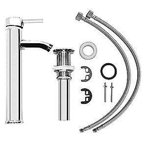 QIERAO Glass Vessel Bathroom Vanity Sink (Vaniy)