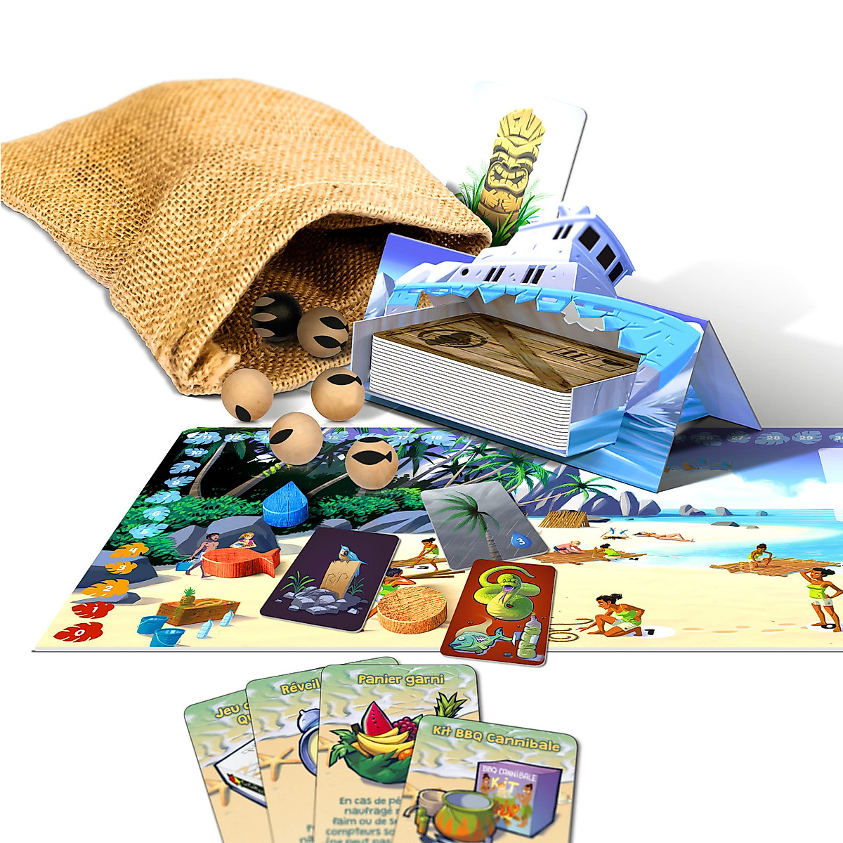 Gigamic Hellapagos | Cooperative Party Game for Teens and Adults | Ages 10+ | 3 to 12 Players | 20 Minutes