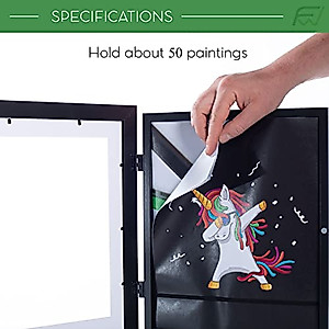 FrameWorks 10” x 12.5” Mahogany Wooden Kid Art Frame with Gallery Style Edges, Tempered Glass, and Elastic Straps 2-Pack