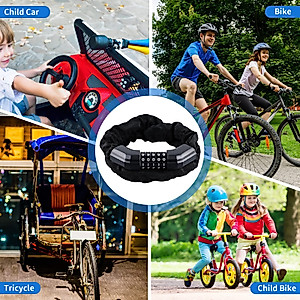 KNETE Bicycle Lock, Mini Portable Bicycle Lock, 5-Digit Combination Bicycle Lock, Combination Bicycle Lock, Lock bar, Skateboard Lock, Motorcycle Lock, Multifunctional Bicycle Anti-Theft Lock.