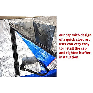 hot tub Cover Cap Prevent Snow rain Swim spa Cover Bag 92" Lx92 Wx12 H