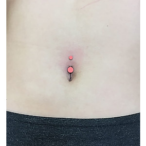 hwojjha 10 UV luminescent balls, bioplastic flexible banana belly button buckle (10 mixed colors)