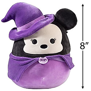 Squishmallows 8" Minnie Mouse Witch - Official Kellytoy Disney Plush - Cute and Soft Stuffed Animal Toy - Great Gift for Kids