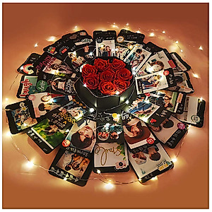 ECTY Creative Explosion Box -Scrapbook DIY Photo Album Box for Birthday Anniversary Valentine Day Wedding(Upgrade Version).
