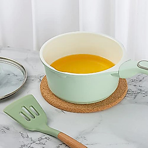 Cork Trivet, High Density Thick Cork Coaster Set for Hot Dishes and Hot Pots, 4 Pack 8 Inch Heat Resistant Multifunctional Cork Board, Hot Pads for Table and Countertop