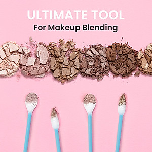 Fran Wilson EYE TEES COTTON TIPS 80 Count (3 PACK) - Precision Makeup Applicator, Double-sided Swabs with Pointed and Rounded Ends for Perfect Blending, Effective Cleaning and Precise Touch-ups