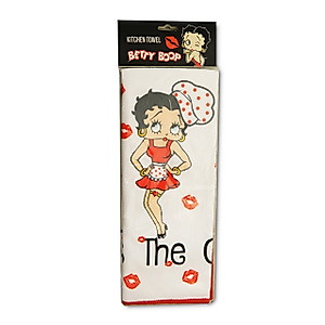 Midsouth Products Betty Boop Kitchen Towel - Kiss The Cook