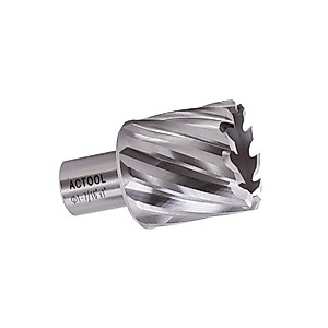 ACTOOL 1-7/16" Diameter × 1" Depth of Cut HSS ANNULAR Cutter with 3/4'' Weldon Shank