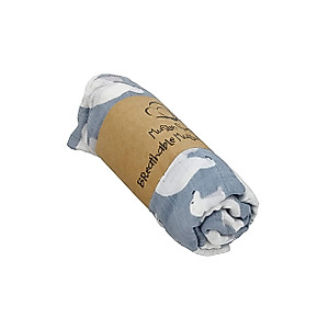 1 Pc Polar Bear Print Baby Swaddle Blanket Set, Boutique Muslin Cotton Blanket, Girls And Boys, Baby Swaddle, Ideal Newborn Baby Swaddle Suit Each Blanket Weighs 5 1/2 Ounces 15412-POLAR BEAR ONLY-NPF