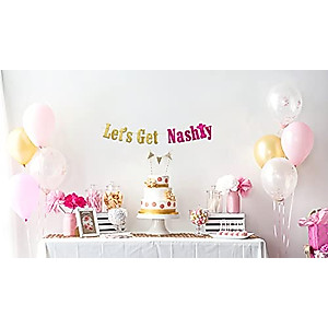 Nashville Bachelorette Party Glitter Banner – Western Cowgirl and Cowboy Bachelorette Party Decorations, Favors and Supplies