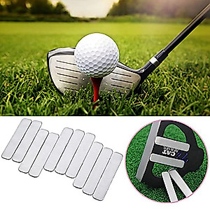kcrygogo Golf Weighted Lead Tape Adhesive Lead Tape Strips Add Weight for Golf Club Tennis Racket Pickleball Paddle Adjust Weight (20pcs with Box)