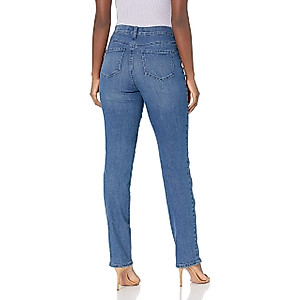 Gloria Vanderbilt Women's Amanda Classic High Rise Tapered Jean Standard, Frisco, 14 Long