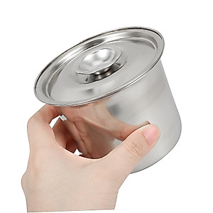 LALADEFIEE Ice Cream Container Food Storage Box Lids Freezer Storage for Ice Cream Desserts 10cm Capacity