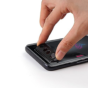 Ibywind Screen Protector for Asus ROG Phone 7 5G(6.7") 2 Pack+1 Pack Camera Len Protector+1 Back Film,9H Tempered Glass,HD,Scratch Resistant,Bubble Free,Easy Install