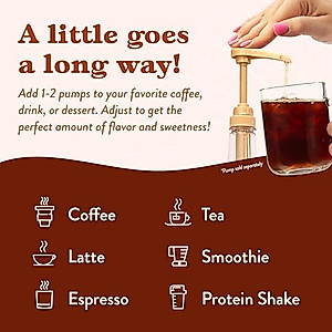 Jordan's Skinny Syrups Sugar Free Coffee Syrup, Maple Bourbon Pecan Flavor Drink Mix, Zero Calorie Flavoring for Chai Latte, Protein Shake, Food and More, Keto Friendly, 25.4 Fl Oz, 1 Pack