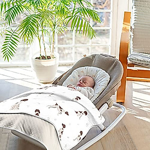 Swaddle Blanket German Shorthaired Pointer Cotton Blanket for Infants, Receiving Blanket, Lightweight Soft Swaddling Blanket for Crib, Stroller, Nursery Blankets, Puppy, 30x40 in