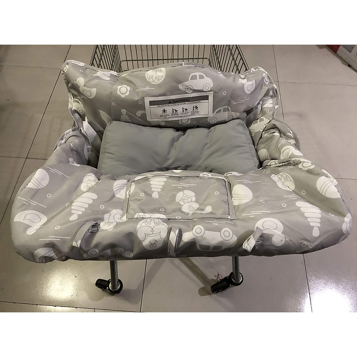 Shopping Cart Pillow for Grocery Cart Covers, High Chairs, and Other Seats. Soft Positioner Pillow Gives Your Child Support
