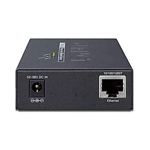 Planet POE-171A-95 Single-Port 10/100/1000Mbps 802.3bt Ultra PoE Injector (95 Watts, PoH, Legacy Mode Support, PoE Usage LED) w/External Power Adapter