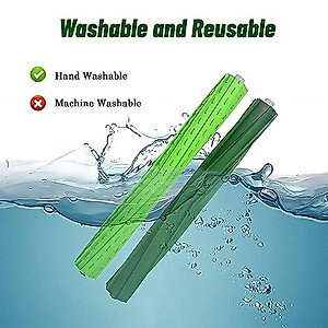 Zmerob S9 Replacement Brushes Parts for iRobot Roomba S9 (9150) S9+ S9 Plus (9550) S Series Wi-Fi Connected Robot Vacuum Cleaner, 3 Set Multi-Surface Rubber Roller Brushes