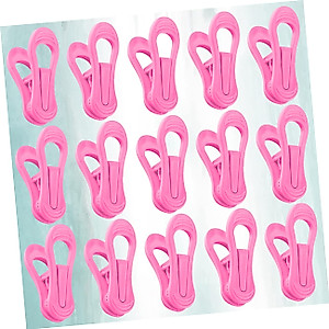 MAGICLULU 25 Pcs Clothes Clip Clothes Pins Towel Stand Pants Hanger Blanket Holder Towel Hook Clothes Rack Chair for Outside Clothes Hangers Belt Hanger Belt Rack Pink Baby Hook up
