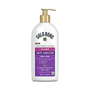 Gold Bond Age Renew Crepe Corrector Body Lotion, Replenishing & Smoothing Formula, 14 oz.