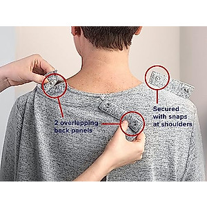 Women’s Easy Dressing Open Back Adaptive Half Zip Tracksuit Top - Wine 2XL