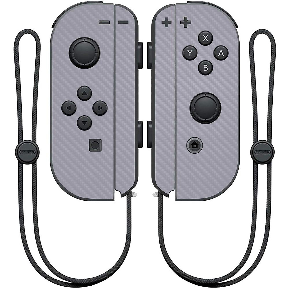 MightySkins Carbon Fiber Skin for Nintendo Joy-Con Controller - Pink | Protective, Durable Textured Carbon Fiber Finish | Easy to Apply, Remove, and Change Styles | Made in The USA, Model: CF-NIJOYCO-Solid Pink