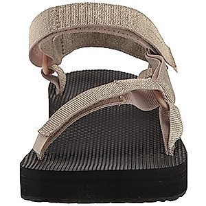 Teva Women's Midform Universal Sandal, Metallic Champagne, 6